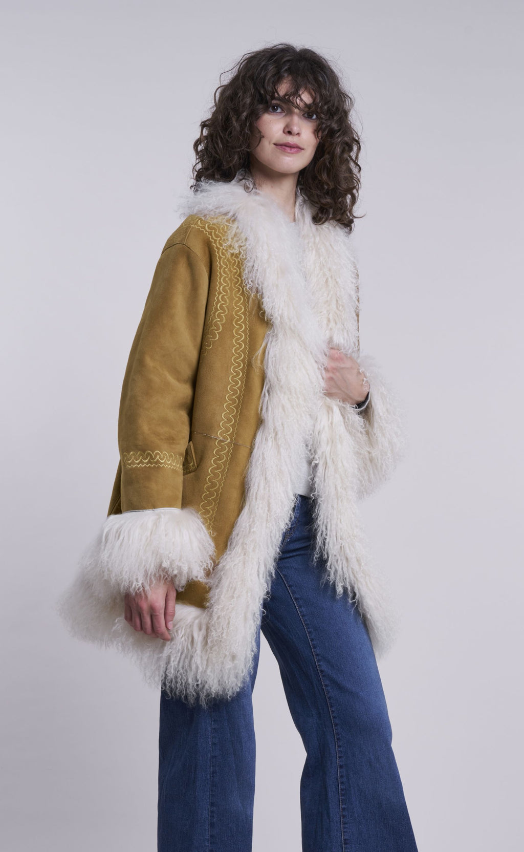 2222 The Hippie shearling topper $1295.00