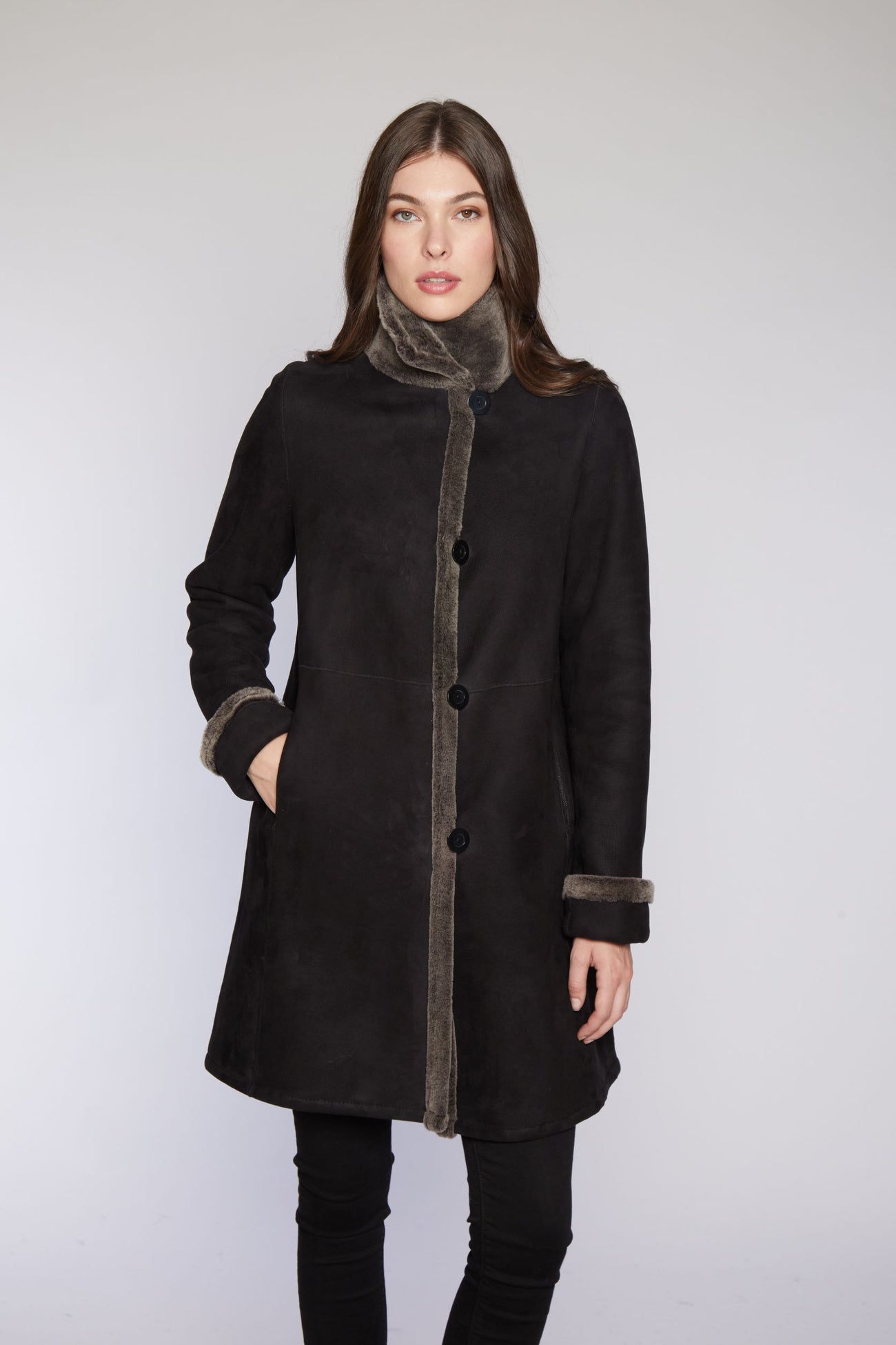 Blue Duck Shearling Coats | Women Spanish Merino Outerwear